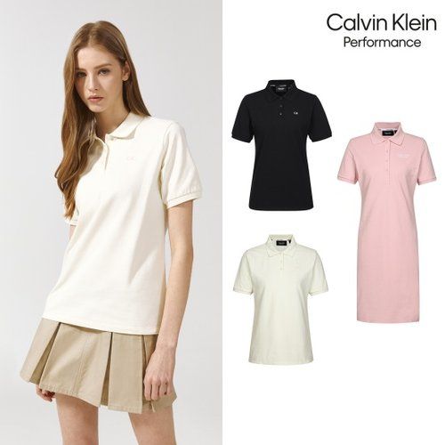 [hnsmall] [CK퍼포먼스] 24SS 여성 피케 카라티셔츠 2종+카라 원피스1종 12829926 | 홈쇼핑모아